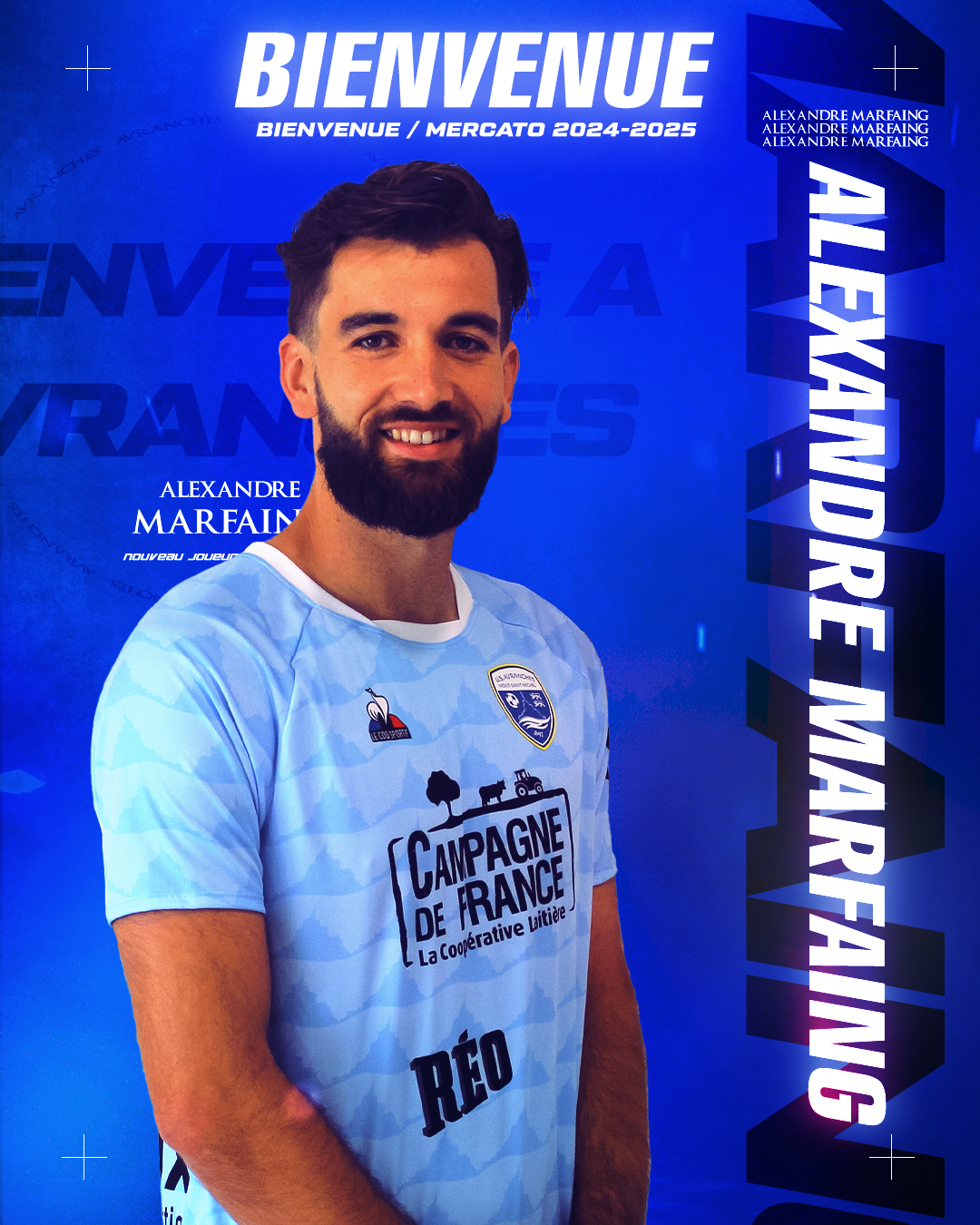 Alexandre Marfaing officiellement avranchinais ⋆ US Avranches Mont ...