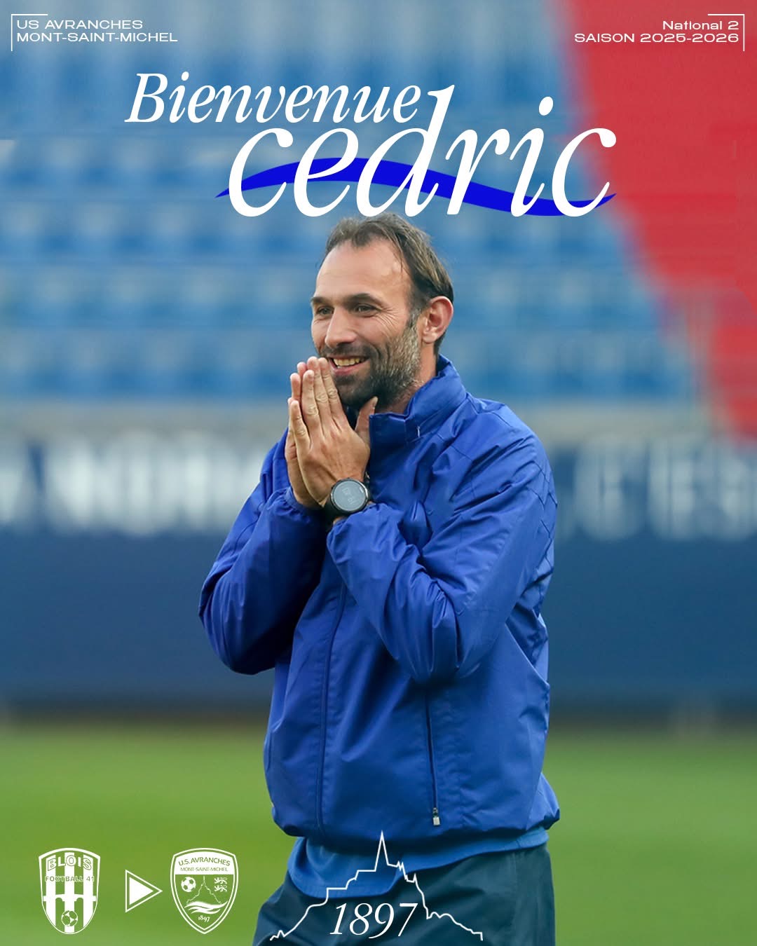 Cédric Hengbart nommé entraîneur principal ⋆ US Avranches Mont-Saint-Michel