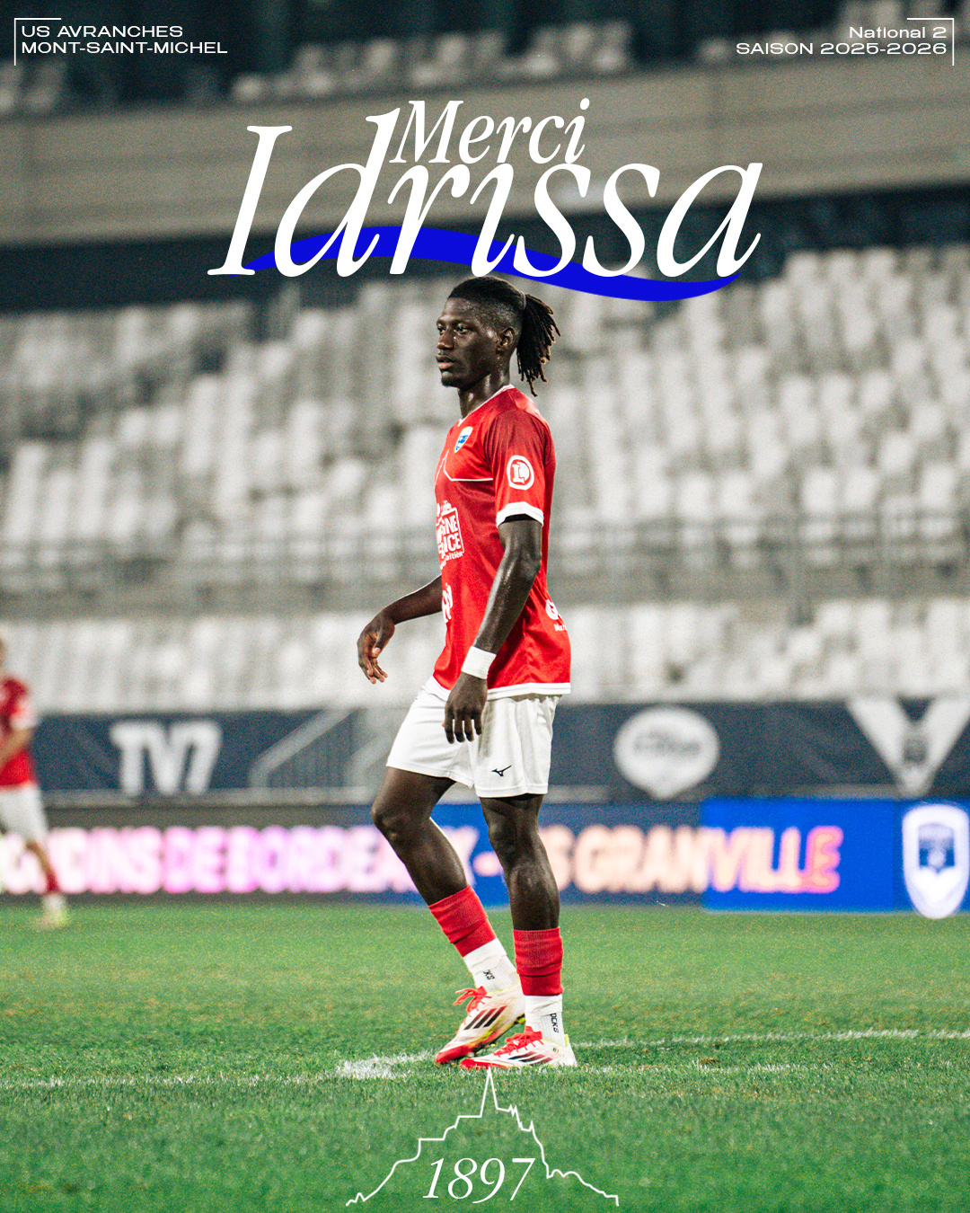 Idrissa Seydi rejoint le FC Rouen ⋆ US Avranches Mont-Saint-Michel